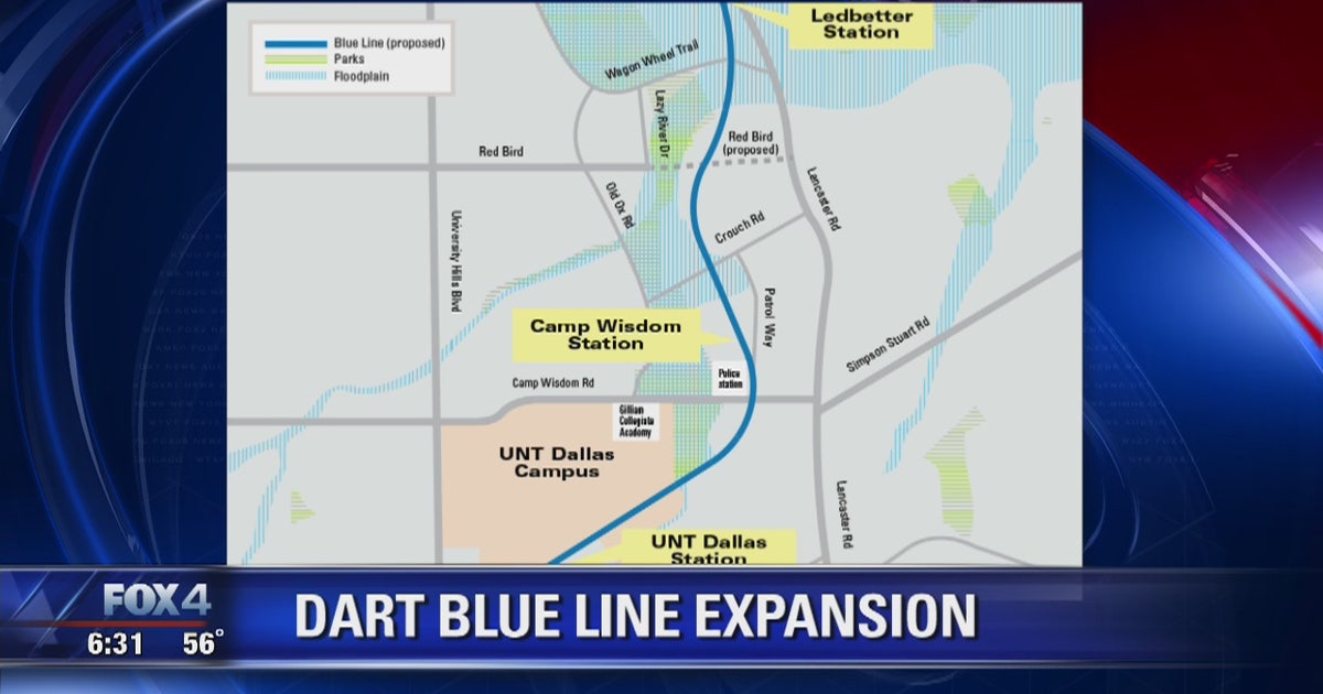 DART extends Blue Line to UNT Dallas on Monday | FOX 4 Dallas-Fort Worth
