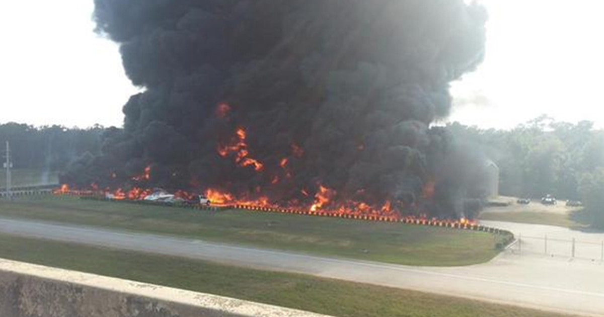 Series of explosions rocks Conroe oil field chemical supplier | FOX 4 ...