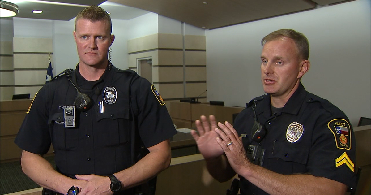 Hurst PD officers discuss saving family from house that exploded | FOX ...