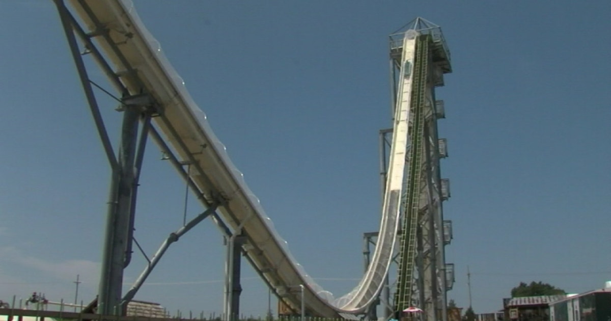 world's highest water slide