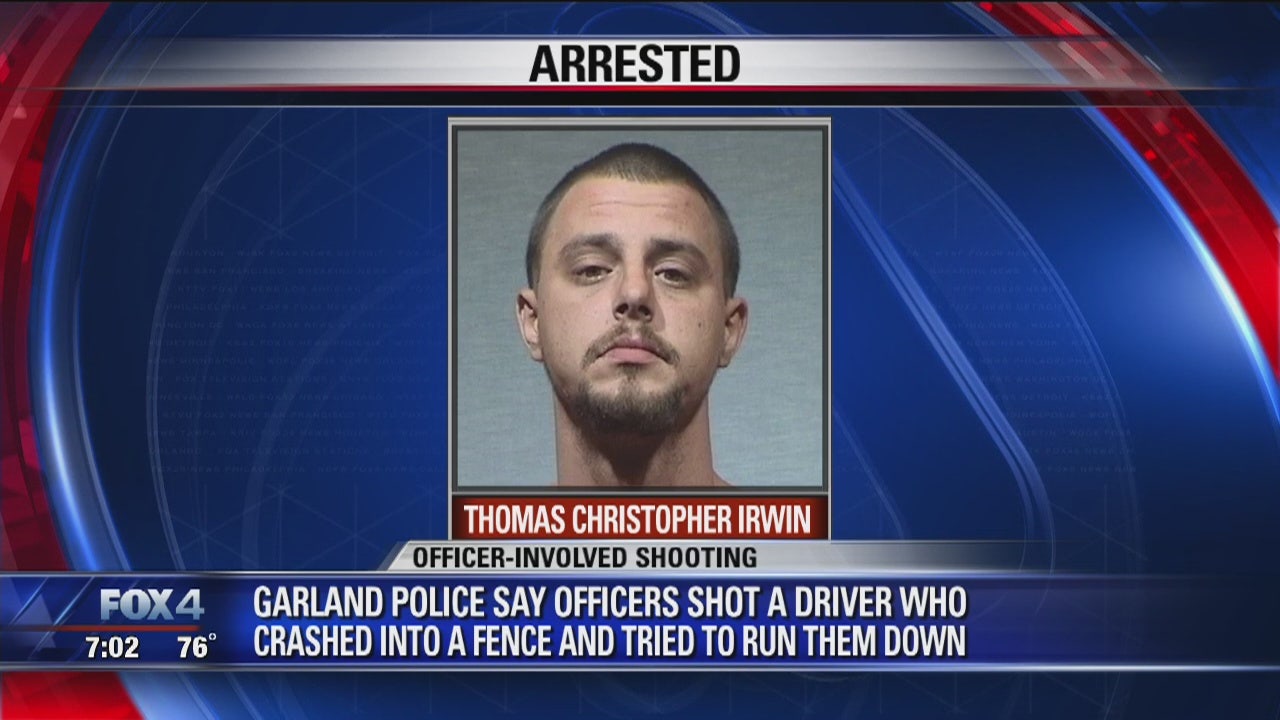Garland PD: Suspect shot after trying to run over officers | FOX 4 ...