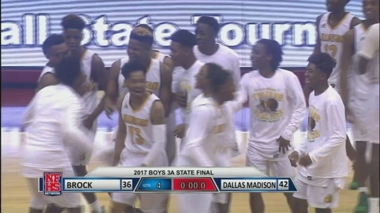 Dallas Madison defeats Brock 42-36 for Class 3A boys title | FOX 4 ...