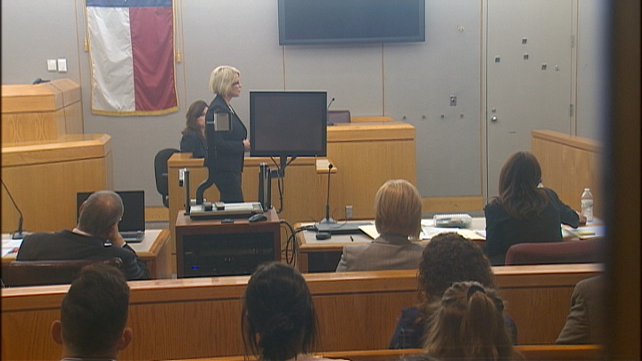 D.A. Hawk reads opening statements at murder trial