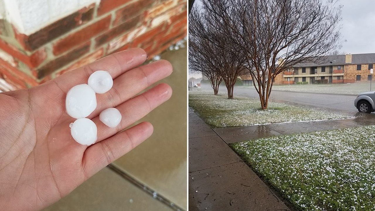 Storms drop hail in parts of the Metroplex | FOX 4 Dallas-Fort Worth