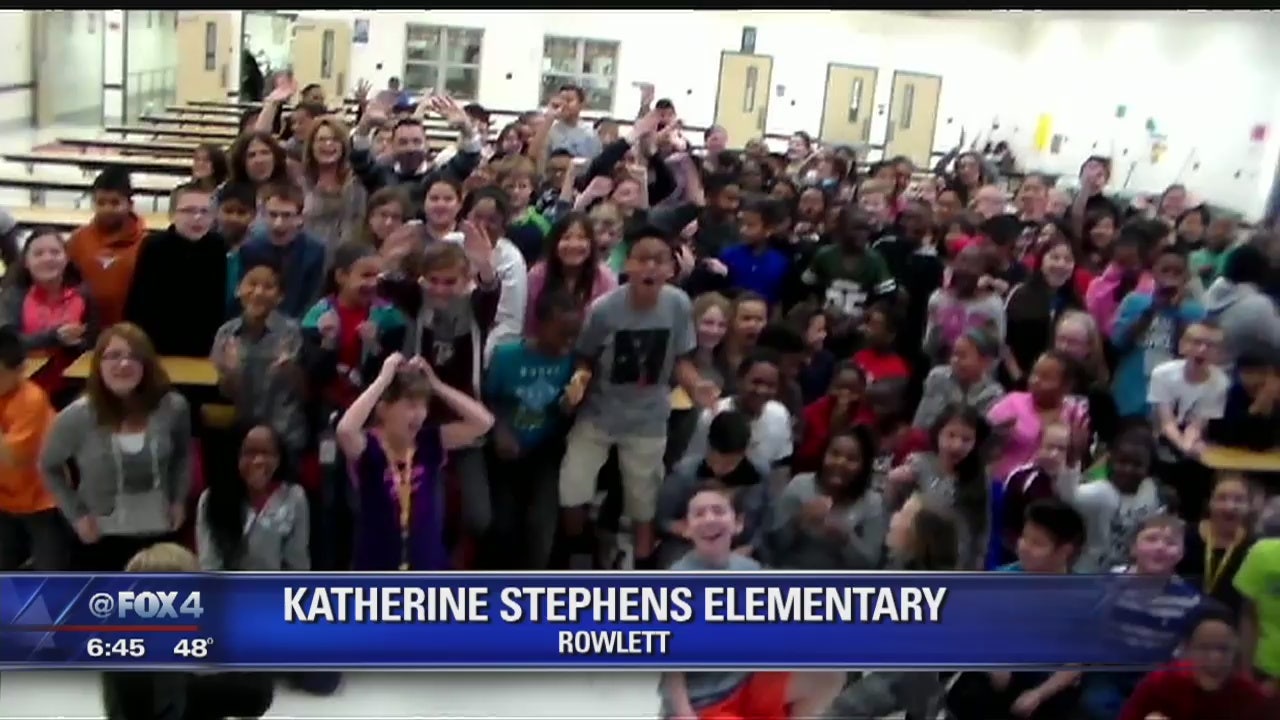 Evan visits Stephens Elementary