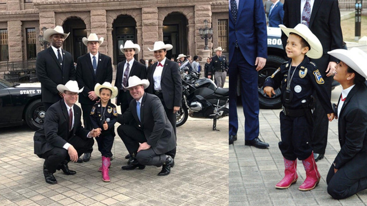 6-year-old girl battling cancer becomes Honorary Texas Ranger | FOX 4 ...