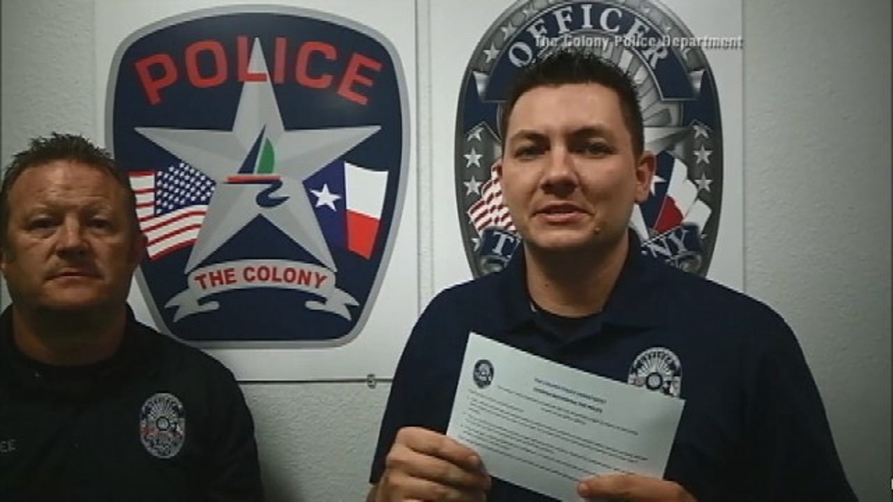 The Colony PD issues message to cop watchers