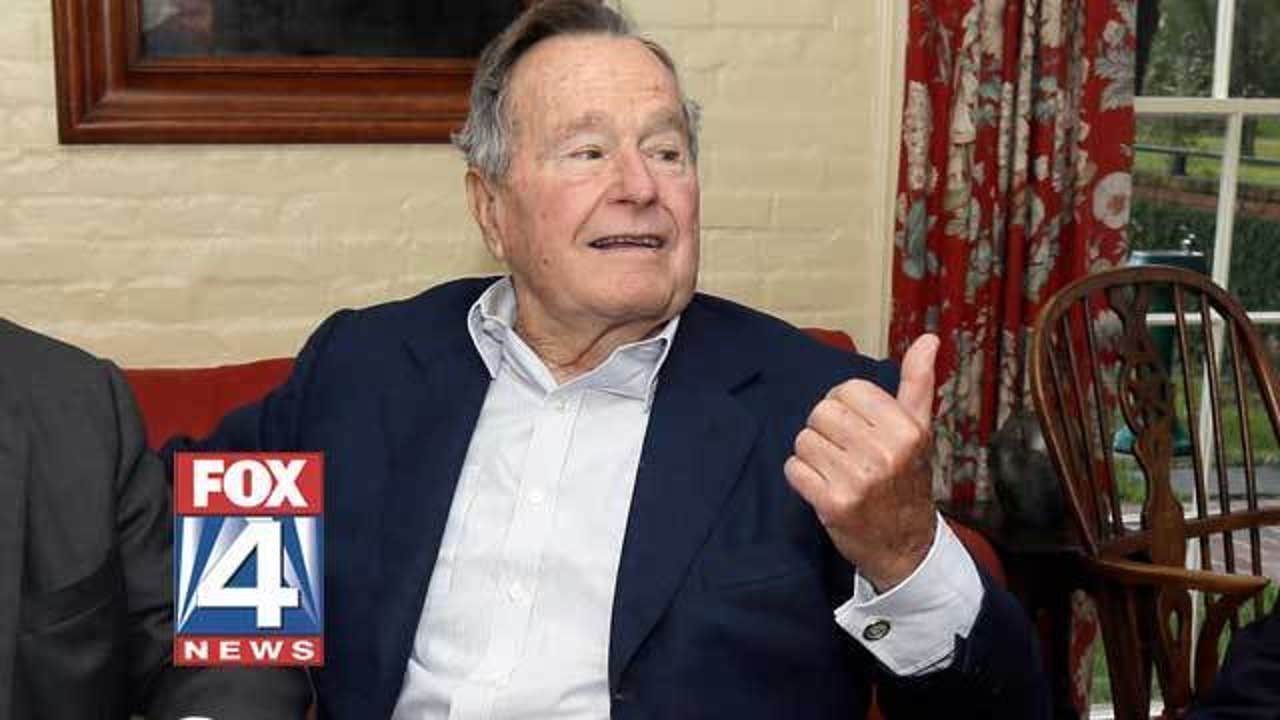 Former President George H.W. Bush falls, injures neck | FOX 4 Dallas ...