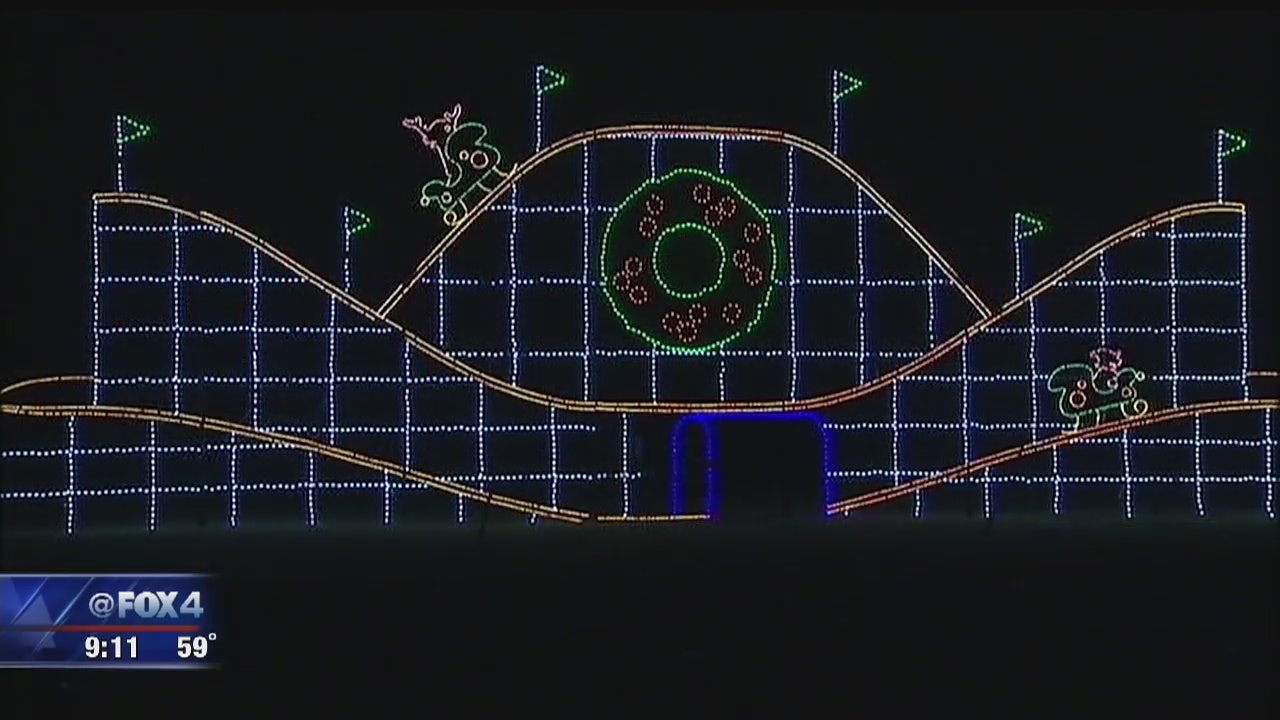 Huge light display opens gates in Grand Prairie | FOX 4 Dallas-Fort Worth