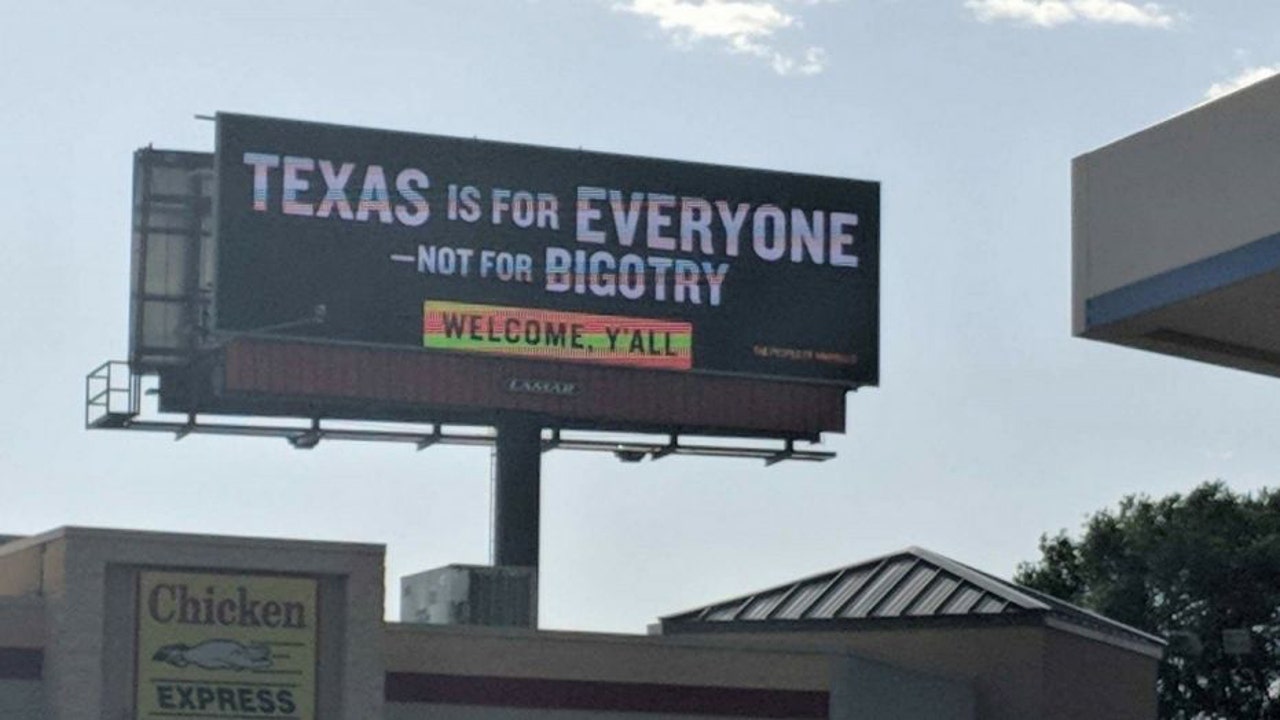 Billboard welcomes all to Texas, responds to sign telling ‘liberals' to ...