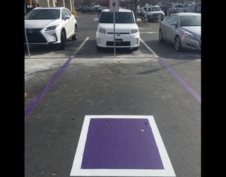 purple parking