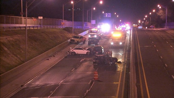 1 killed in fiery crash on Dallas North Tollway | FOX 4 News Dallas ...