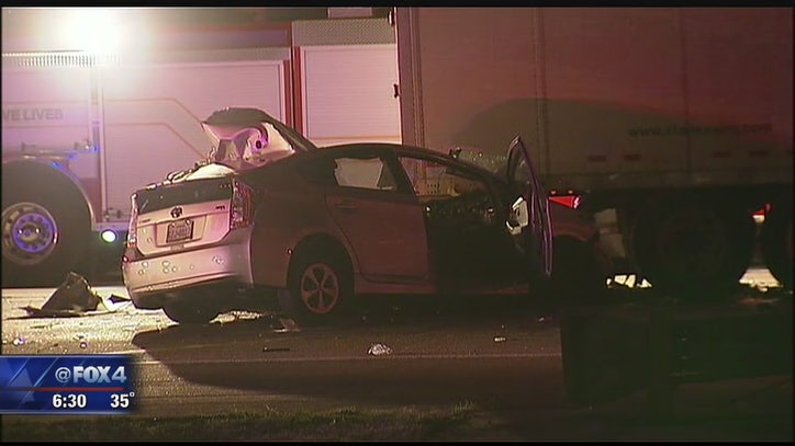 1 dead, 1 hurt after car slams into 18-wheeler in Plano | FOX 4 News ...