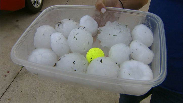 Large hail causes damage in parts of North Texas | FOX 4 News Dallas ...