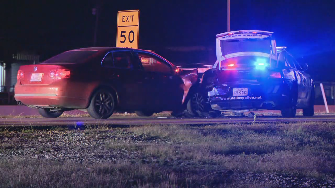 Dallas officer injured after police vehicle rear-ended on Hwy 175 ...