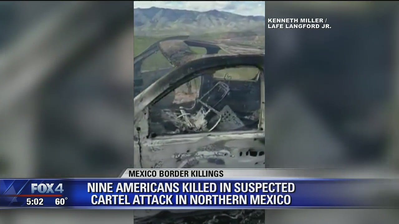 Nine Americans killed in suspected cartel attack in Northern Mexico