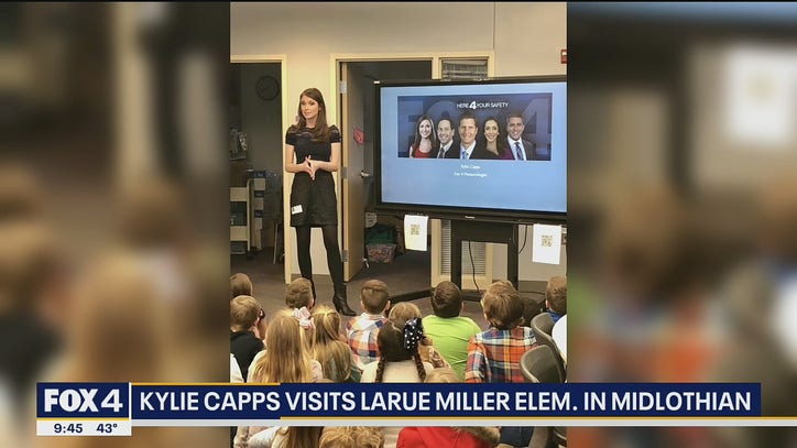 Meteorologist Kylie Capps visits Larue Miller Elementary | FOX 4 News ...