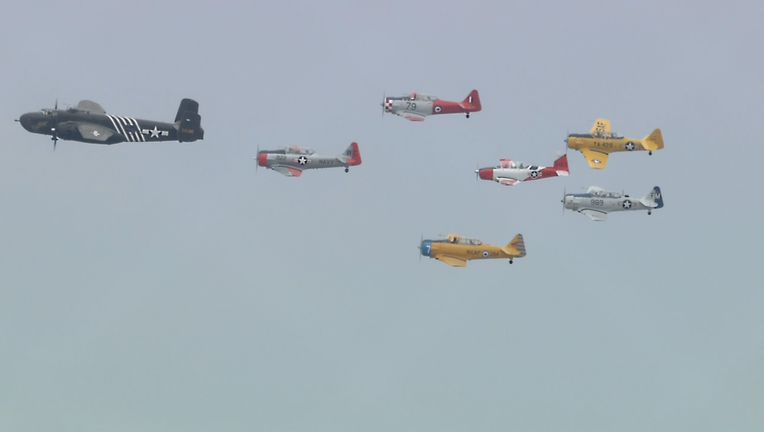 Historic warplanes fly over North Texas for Memorial Day | FOX 4 News ...