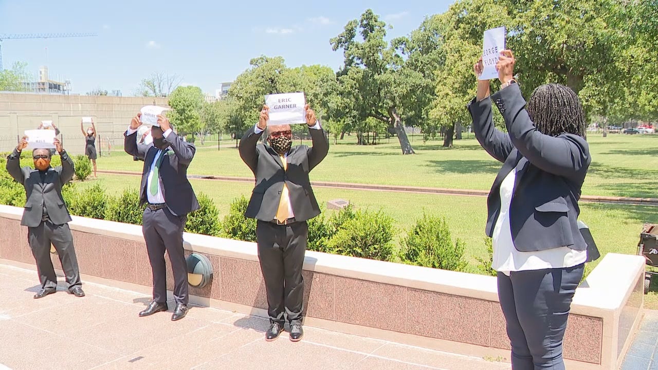 Texas state representative leads charge at Dallas 'Say Their Names ...