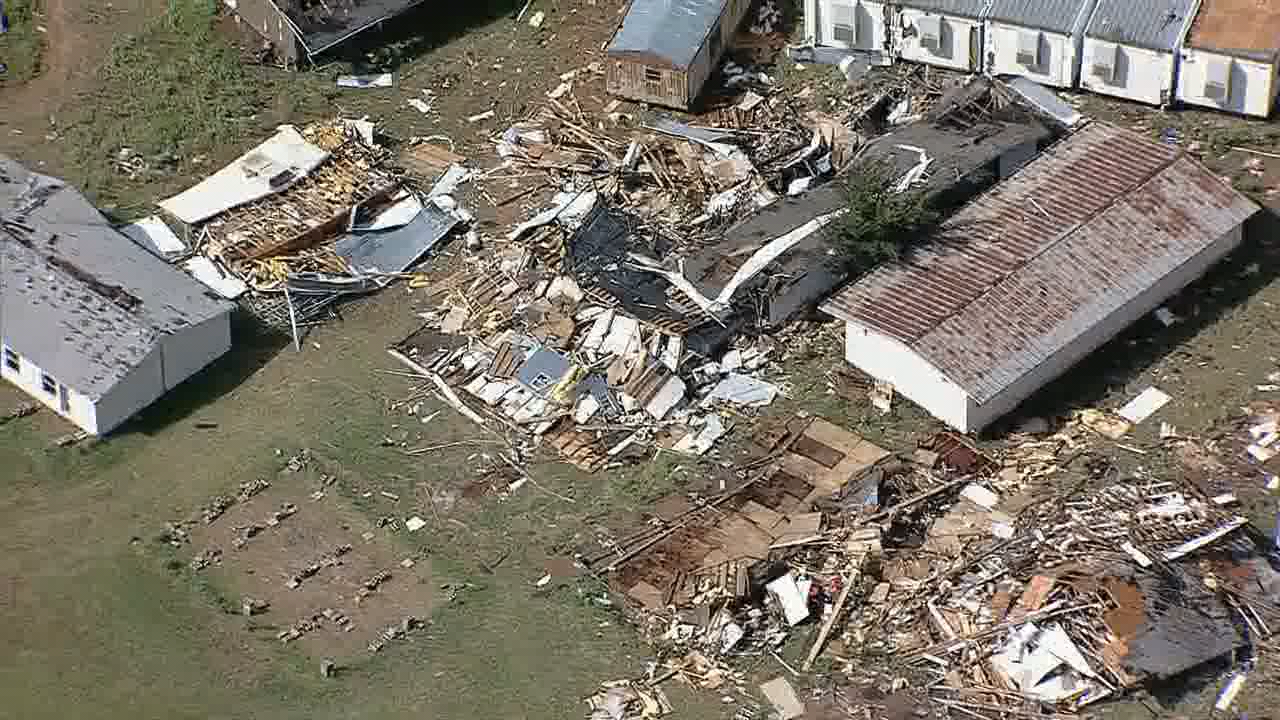 Severe storms Saturday night leave behind trail of damage in parts of ...