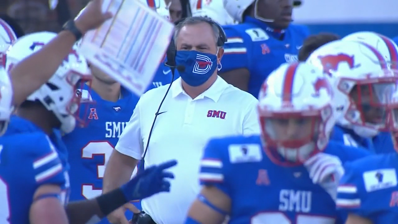 SMU wins home opener, runs over Stephen F Austin 50-7 | FOX 4 Dallas ...