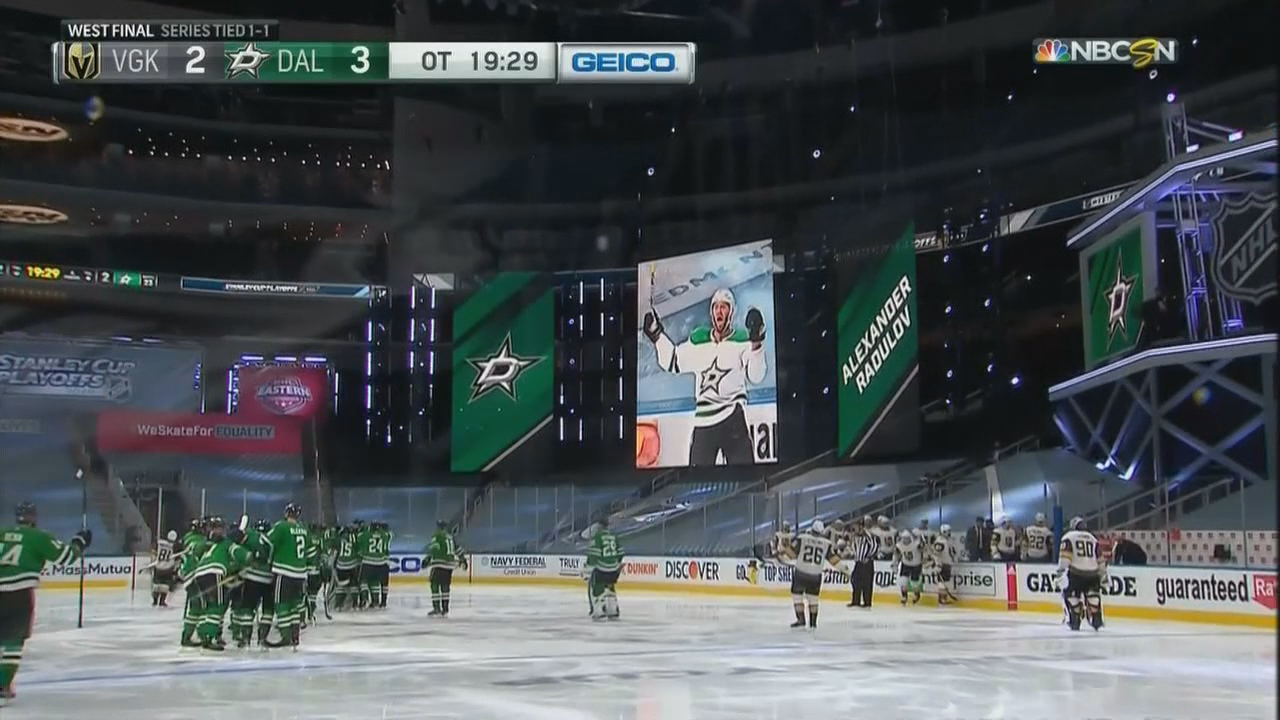 Radulov scores 31 seconds into OT, Stars beat Vegas 3-2 | FOX 4 Dallas ...