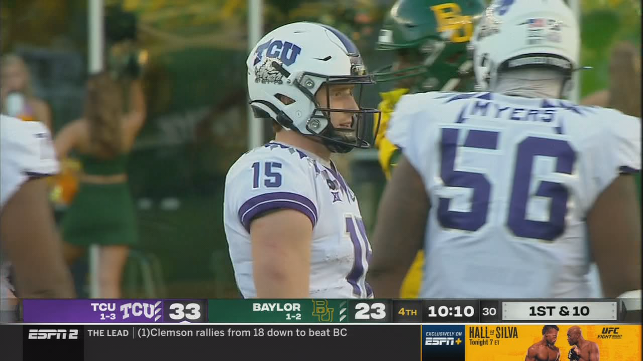 TCU jumps to big lead and holds on for 33-23 win at Baylor | FOX 4 ...