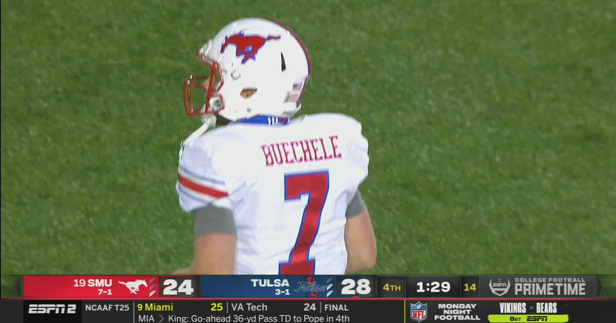 Smith leads big comeback for Tulsa over No. 19 SMU | FOX 4 Dallas-Fort ...