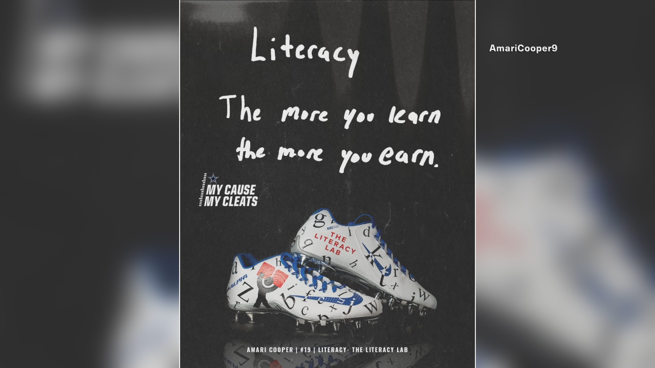 Dallas Cowboys players reveal special cleat designs to support their ...