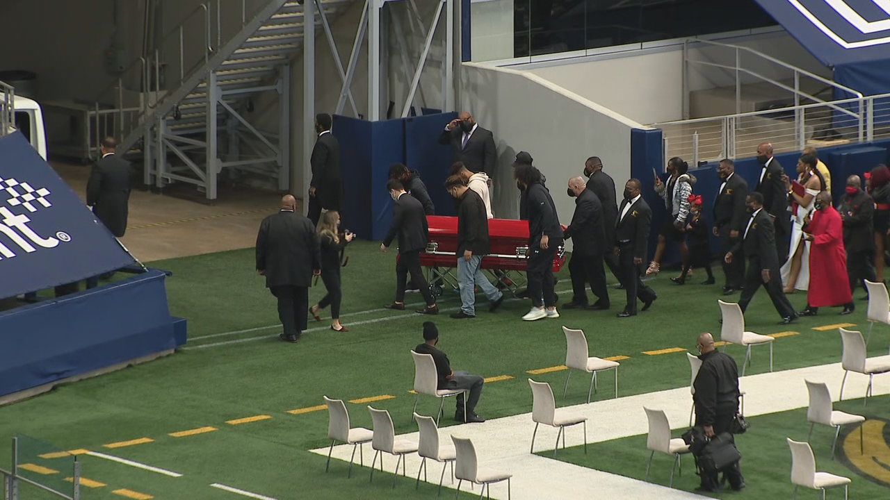 West Mesquite, Utah RB Ty Jordan remembered during funeral at AT&T ...