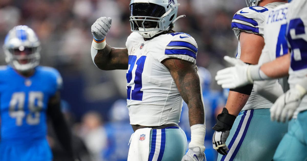 Ezekiel Elliott misses second straight practice with knee injury | FOX ...