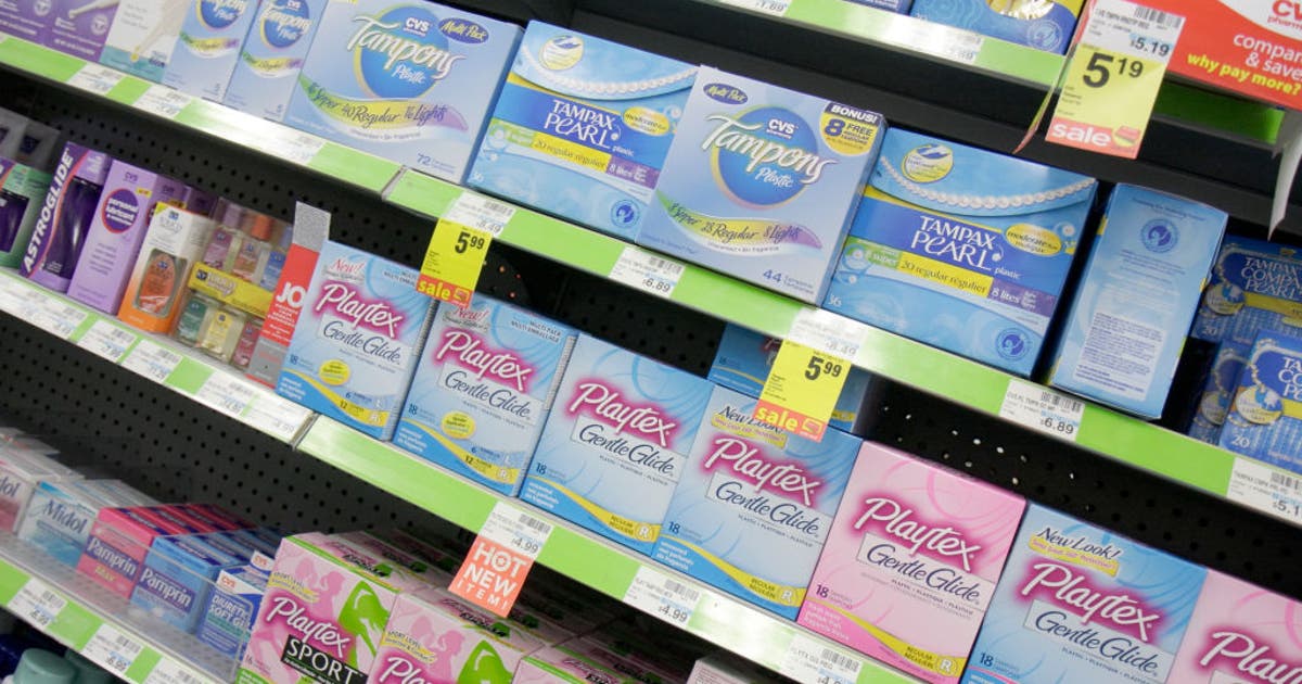 CVS lowers price on tampons, other menstrual products, pays 'pink tax ...