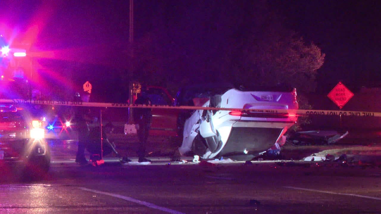 Speeding Driver Killed In Dallas Rollover Crash Fox 4 Dallas Fort Worth