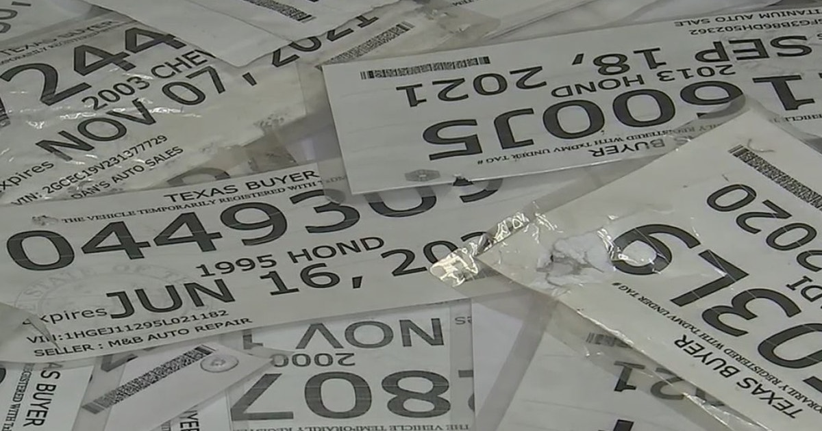 Texas says goodbye to temporary paper license plates in July | FOX 4 ...