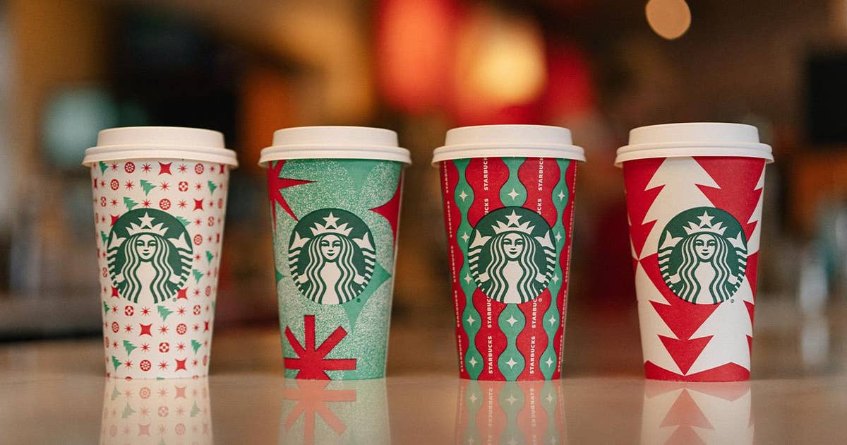 Starbucks holiday drinks are back Thursday, here's a look at the cups ...