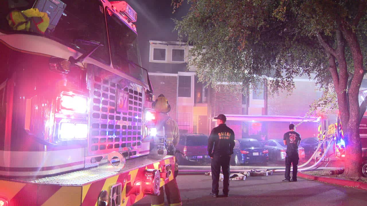 Fast-moving fire burns northeast Dallas apartments | FOX 4 Dallas-Fort ...