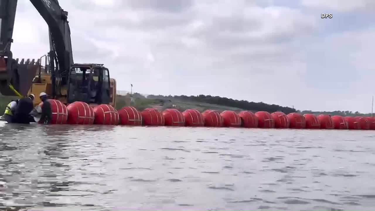 Department of Justice plans to sue Texas over floating border wall ...