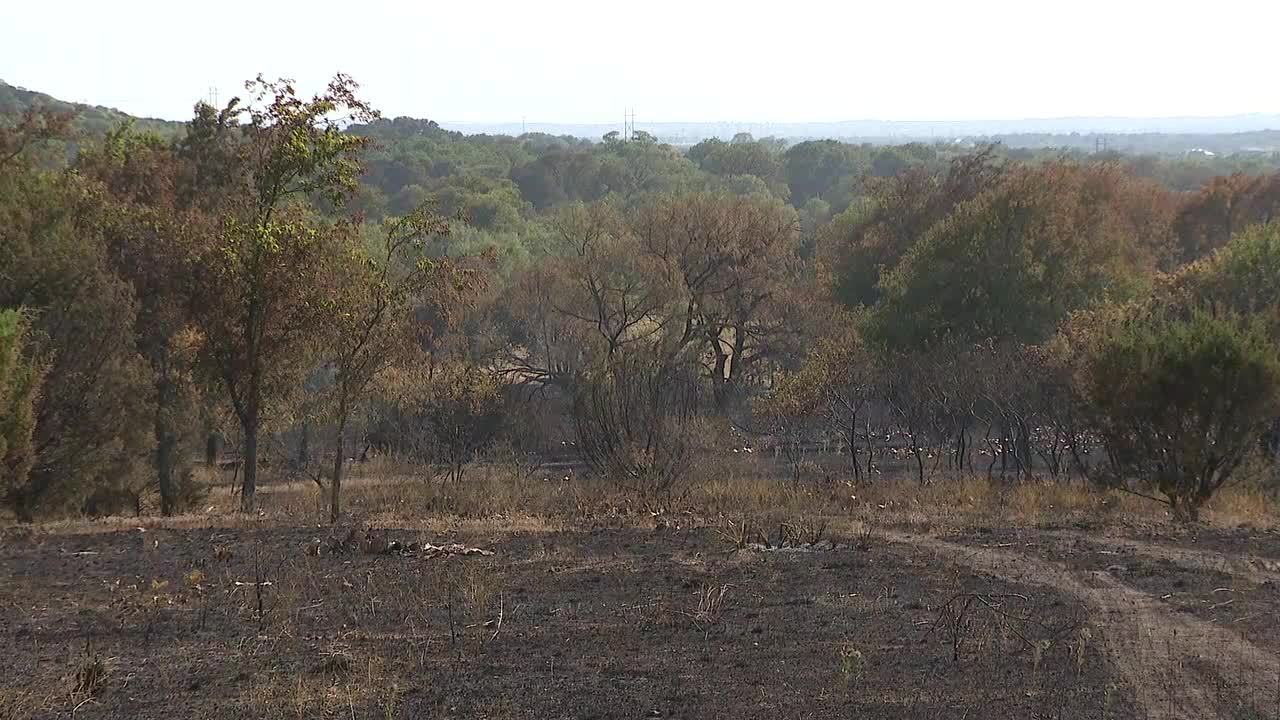 'Double Back Fire' burns 1,400 acres in Johnson County | FOX 4 Dallas ...
