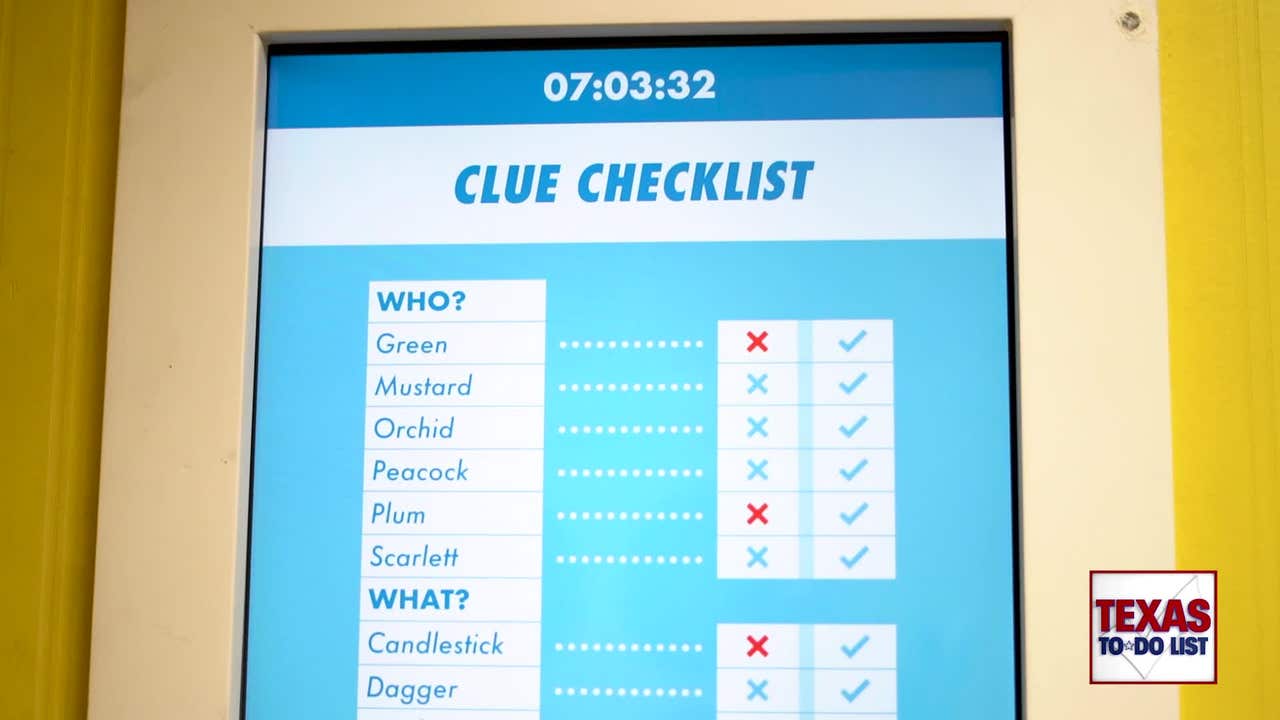 Texas To-Do List: Breakout Games' Clue-themed escape room | FOX 4 ...
