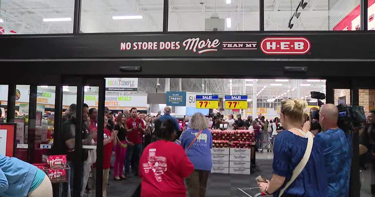 Newest H-E-B store in Allen opens its doors | FOX 4 Dallas-Fort Worth