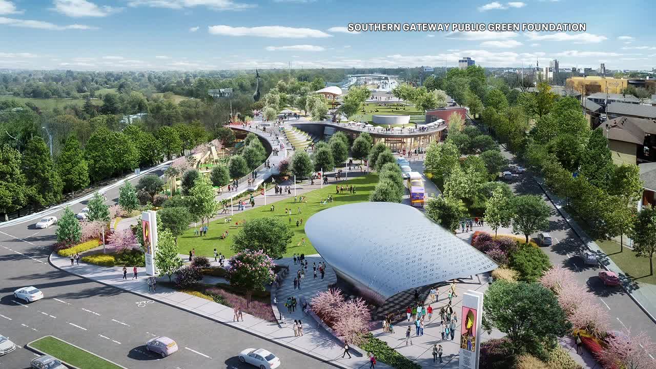 Work begins on new deck park over I-35 near Dallas Zoo | FOX 4 Dallas ...