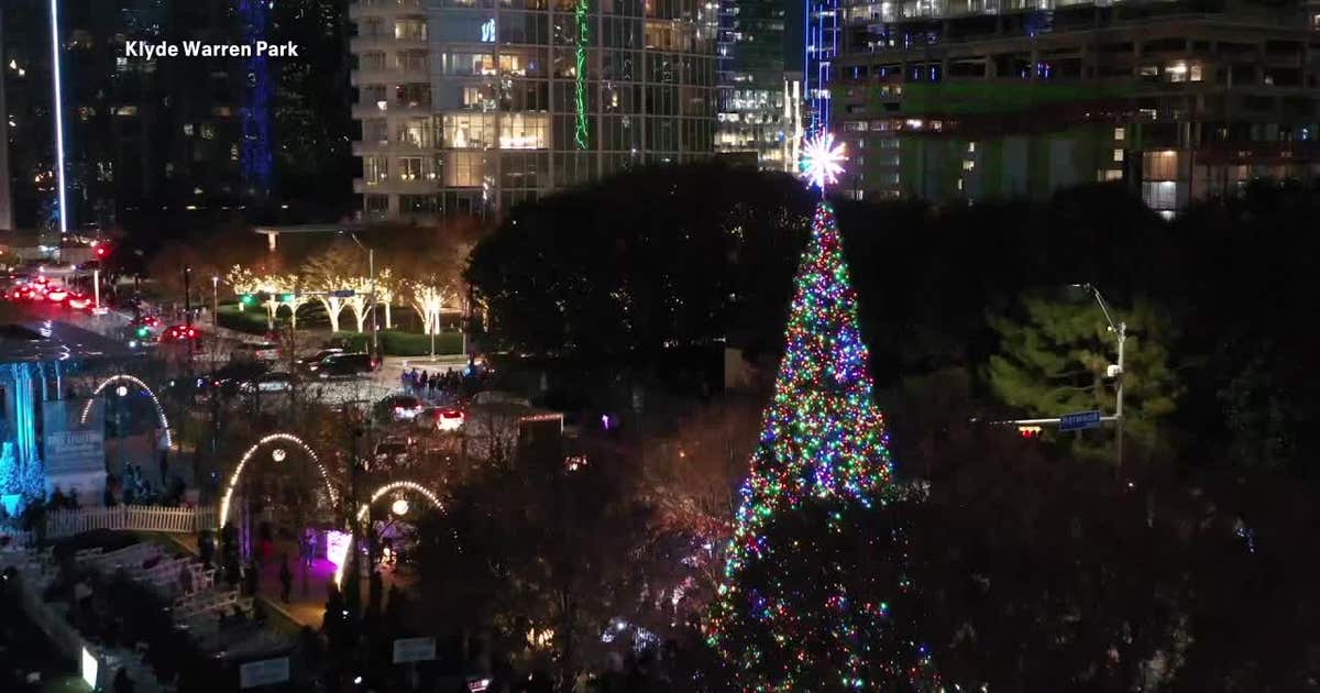 Klyde Warren Park tree lighting ceremony on Saturday | FOX 4 Dallas ...