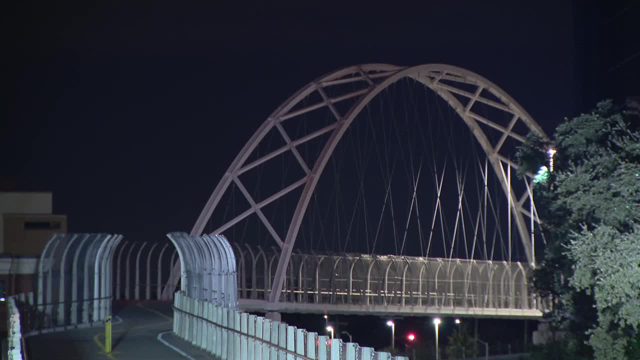 New pedestrian bridge across Central Expressway in Dallas opens | FOX 4 ...