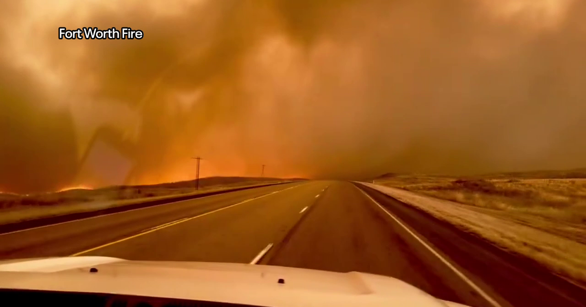 Texas wildfires: Fort Worth firefighters share terrifying video from ...