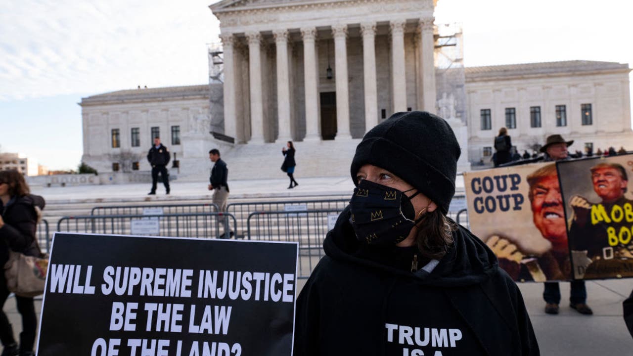 The Supreme Court Hears Landmark Election Case Seeking To Kick Trump