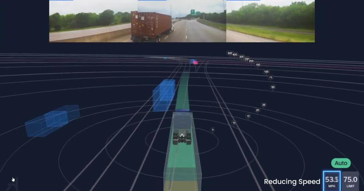Frisco police helping improve technology for self-driving 18-wheelers ...