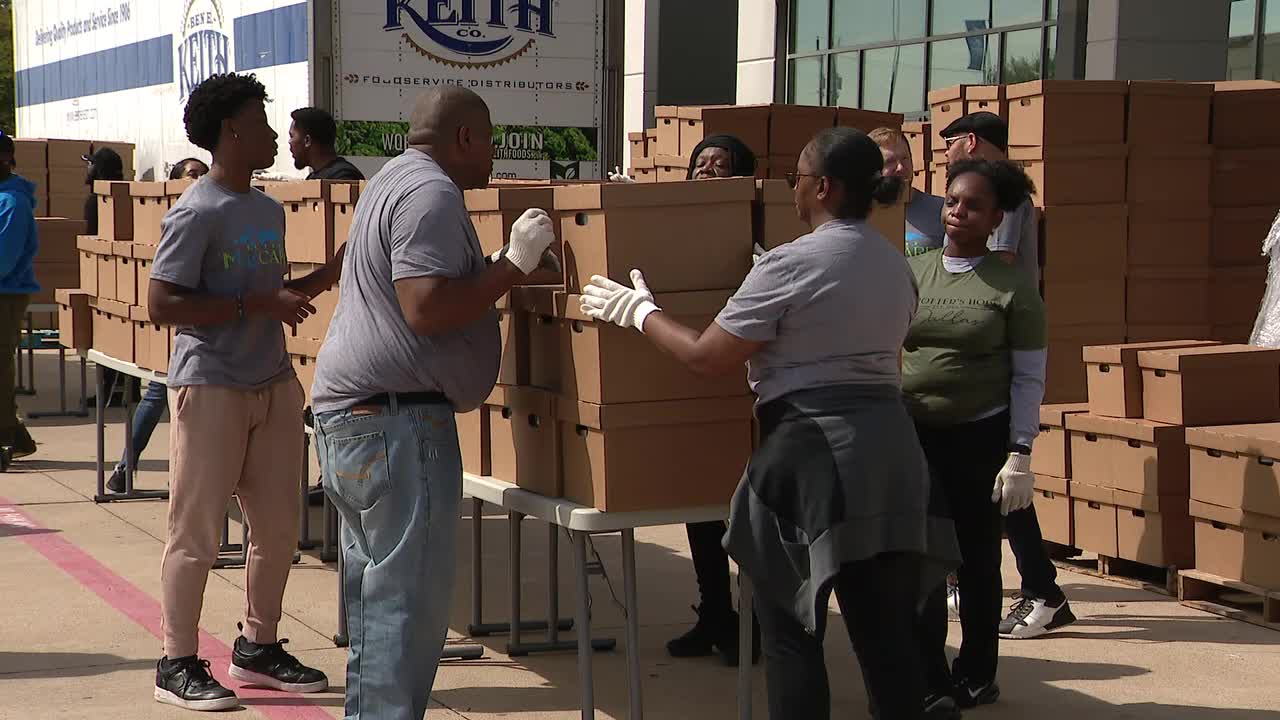 The Potter’s House holds ‘United Mega-Feast' food distribution event to ...