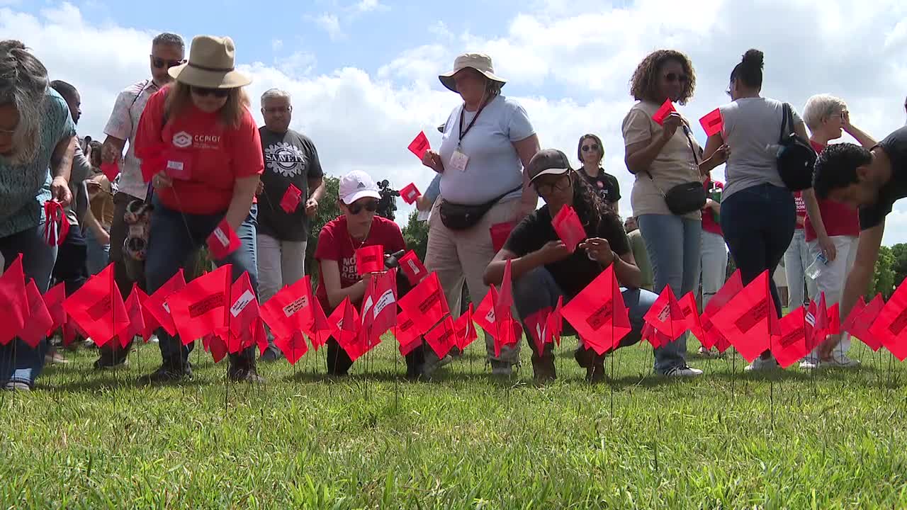 Allen mall shooting victims remembered on Sunday | FOX 4 Dallas-Fort Worth