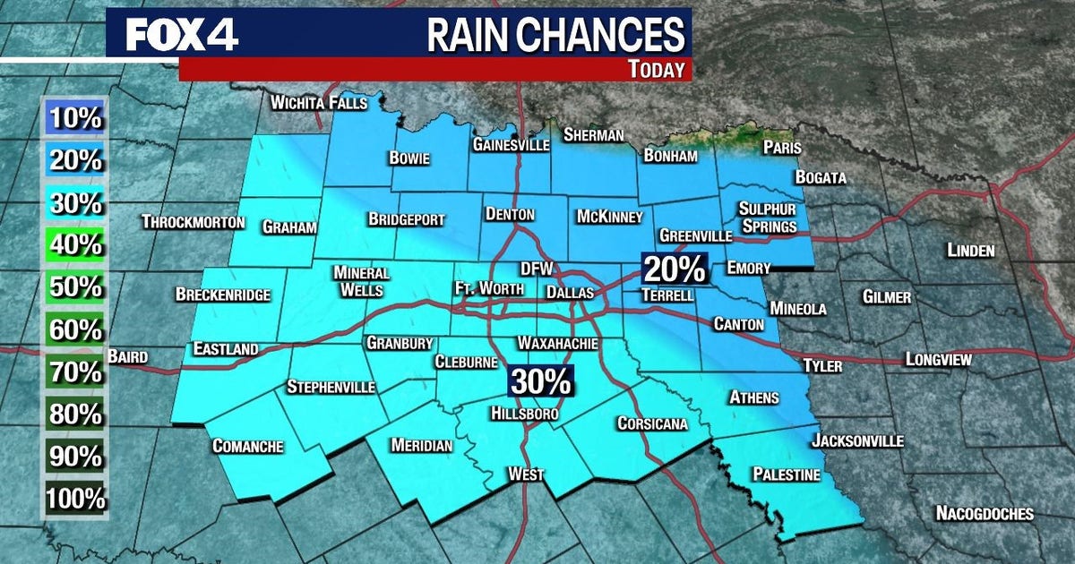 Dallas weather: Rain, storm chances return to North Texas | FOX 4 ...
