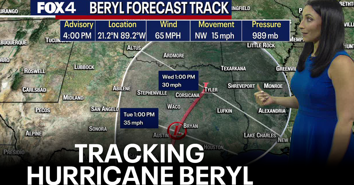 When will Hurricane Beryl hit Texas? | FOX 4 Dallas-Fort Worth